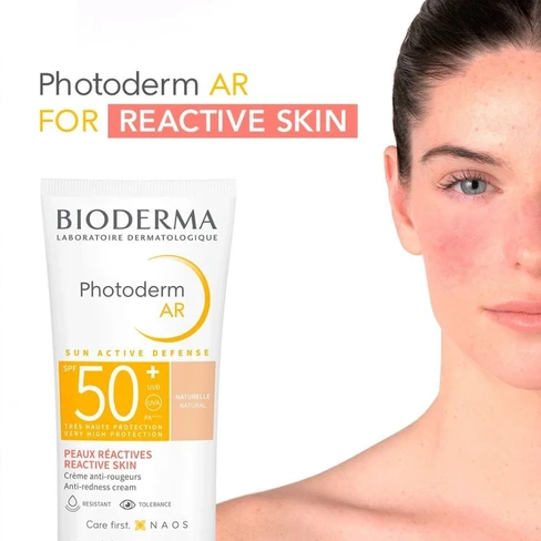Bioderma Photoderm Ar SPF50+ Anti-Redness Sunscreen with Color ...