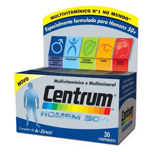 Centrum Hombres 50 + Suplementos dietéticos ultivitamínicos y minerales ...