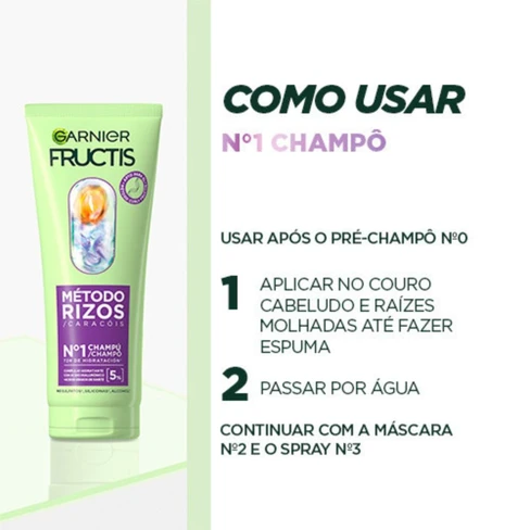 Garnier Fructis Champú Curl Method N1 para rizos hidratados - SweetCare ...
