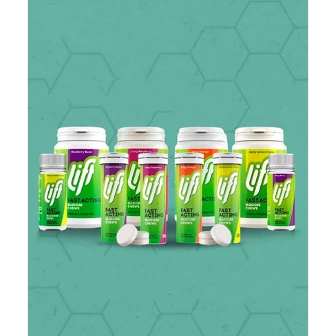 Lift Raspberry Glucose Tablets - SweetCare Israel