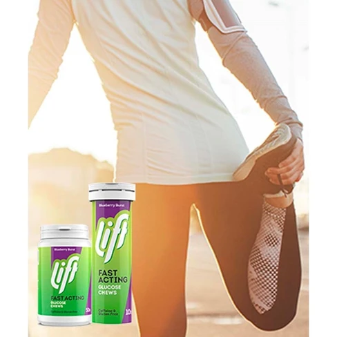 Lift Blueberry Glucose Tablets - SweetCare Malta