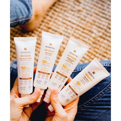 Sesderma Repaskin Protector solar Toque Seco - SweetCare Bolivia