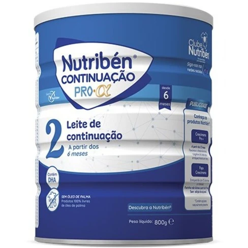 Nutribén Continuación Pro-Alfa 2 Leche A partir de los 6 meses ...