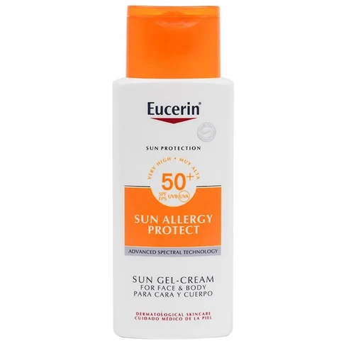 Eucerin Sun Protection Sun Allergy Protect SPF50+ Sun Gel-Cream Face ...