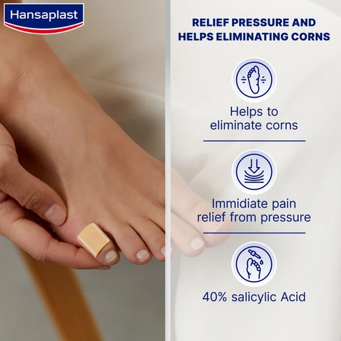 Hansaplast Tiritas con ácido salicílico para los callos - SweetCare Peru