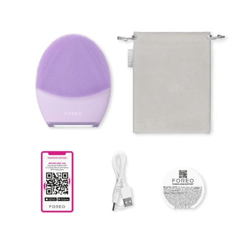 Foreo LUNA 4 plus Sensitive Skin Facial Cleansing Device, LED Therapy ...