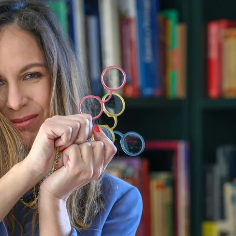 Flippan'Look Lunettes rondes Carey Lorgnette - SweetCare Belgium