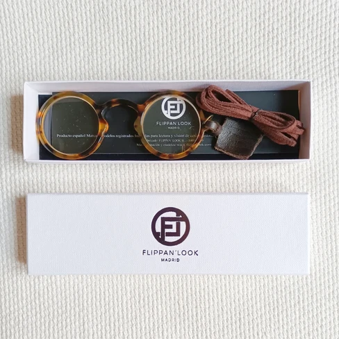 Flippan'Look Lunettes rondes Carey Lorgnette - SweetCare Belgium