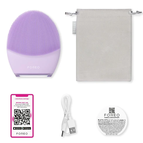 Foreo LUNA 4 Sensitive Skin 2-in-1 Smart Facial Cleansing & Firming ...