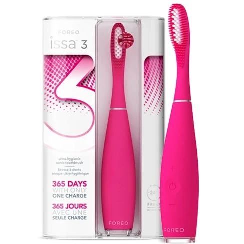Foreo Issa 3 Brosse à Dents Sonique En Silicone Ultra-Hygiénique ...