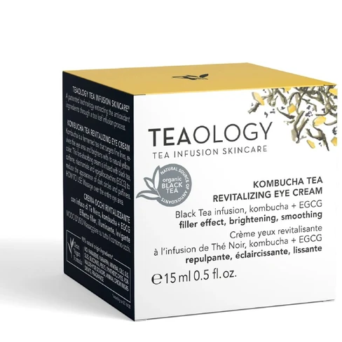 Teaology Crème revitalisante pour les yeux au thé Kombucha Effet de ...