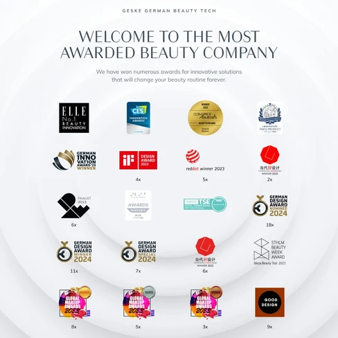 Geske Microcurrent Face-Lift Pen 6 in 1 SmartAppGuided SweetCare United ...