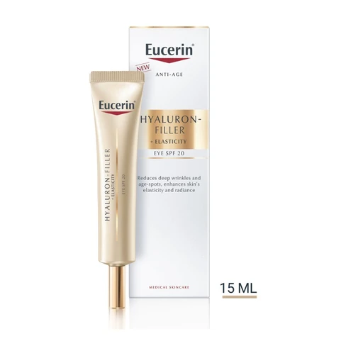 Eucerin Hyaluron-Filler Elastizität Augencreme Kontur SPF20 Anti-Aging ...