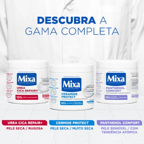 Mixa Ceramide Protect Cream Nourishes and Repairs - SweetCare United States