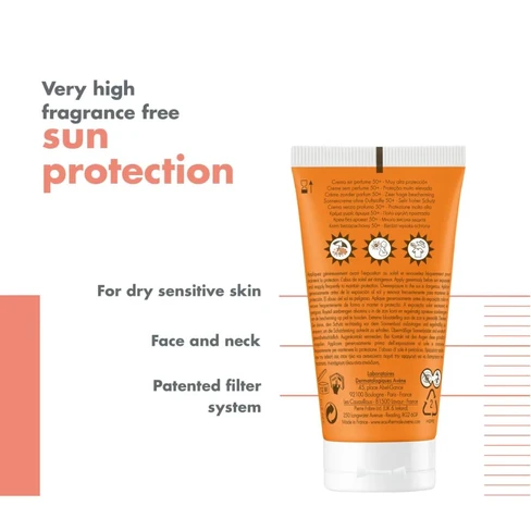 Very High Protection Cream Fragrance-Free SPF50 + - Avène | Buy at ...