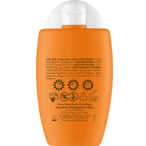 Avène Protector solar ultra fluido SPF50 - SweetCare Mexico