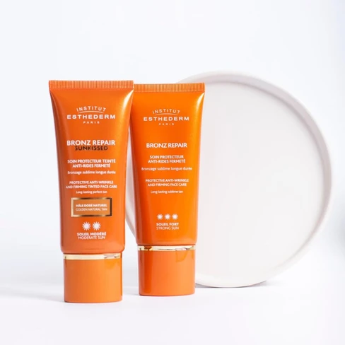 Institut Esthederm Solaire Anti-Wrinkle Moderate Tinted Sunscreen for ...