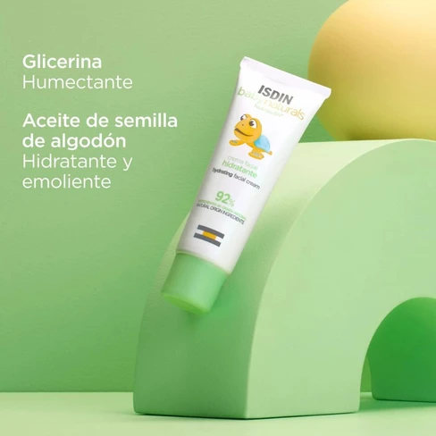Isdin Crema facial hidratante Babynaturals - SweetCare Panama
