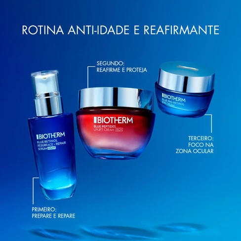Biotherm Crema reafirmante rica en péptidos azules para pieles secas ...
