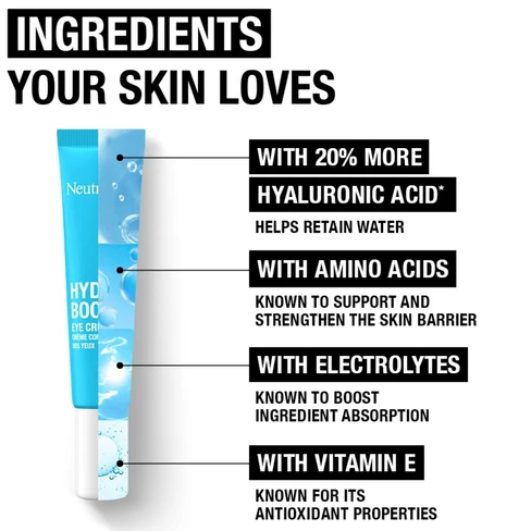 Neutrogena Hydro Boost Crème Contour des Yeux Anti-Fatigue - SweetCare ...