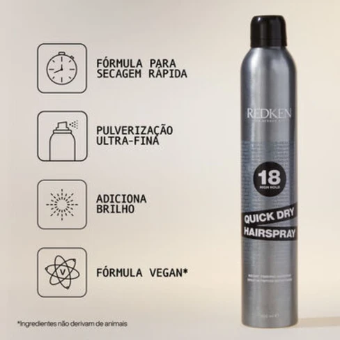 Redken Spray pour cheveux à séchage rapide Spray de finition ...