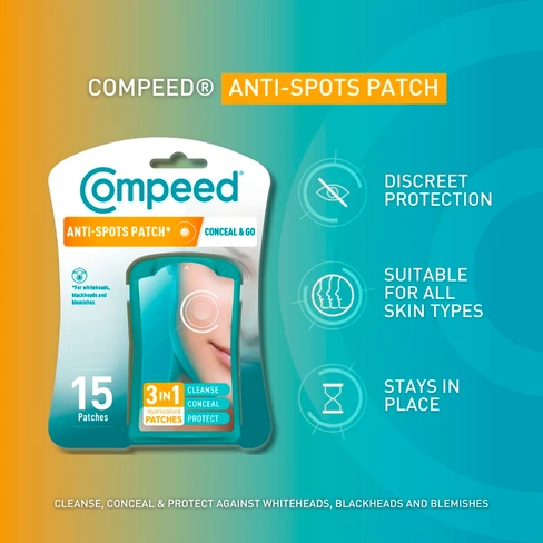 Compeed Discreet Anti-Pimple Patches - SweetCare Mauritius