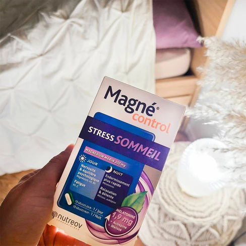 Nutreov Magne Control Stress Sleep Food Supplement - SweetCare Switzerland