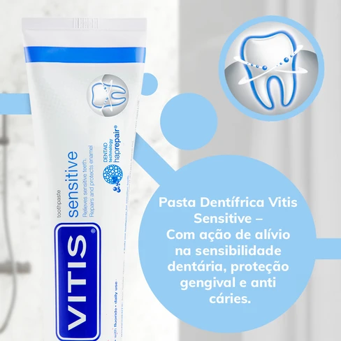 Vitis Pasta dentífrica para dientes sensibles Dientes sensibles ...