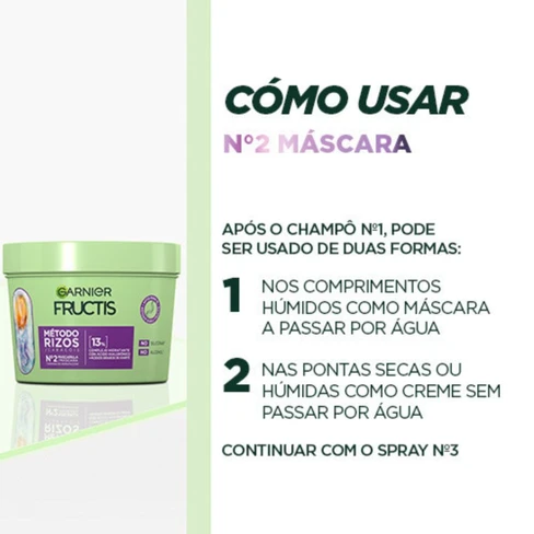 Garnier Fructis Curl Method Hair Mask N2 for Moisturized Curls ...