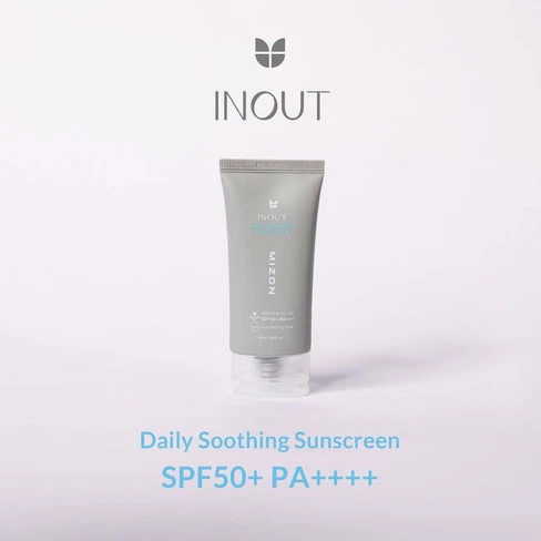 Mizon Inout Daily Soothing Sunscreen SPF50+ PA++++ Semi-Matte Finish ...