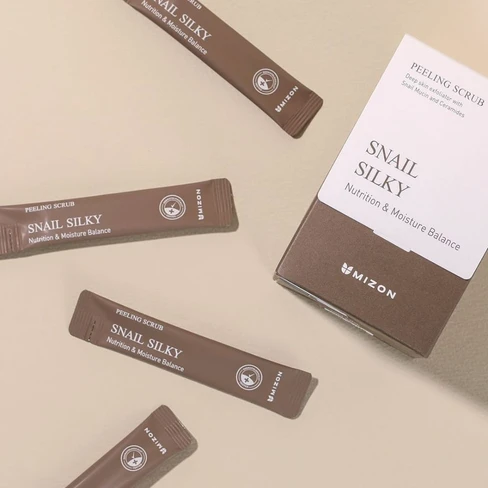 Mizon Peeling Scrub Snail Silky Deep Skin Exfoliator with Snail Mucin ...