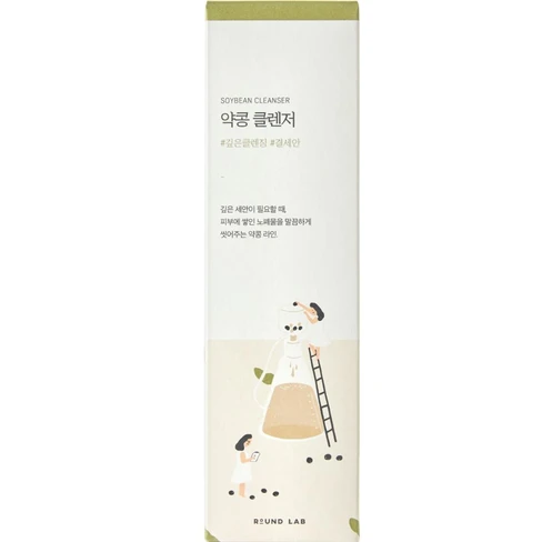 Round Lab Soybean Nourishing Cleanser Face Wash Gel with Black Soy ...