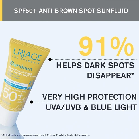 Uriage Bariésun Anti-Brown Spot Fluid SPF50+ - SweetCare Portugal