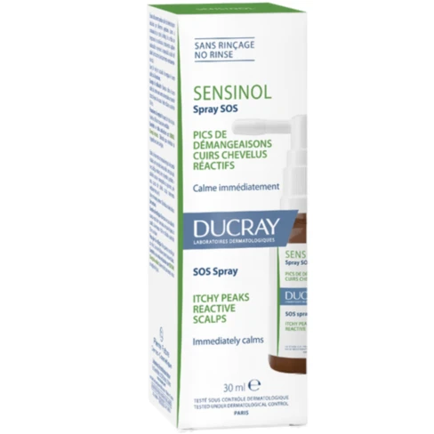 Ducray Sensinol Spray SOS Itching Sensitive Scalps Severe Itching ...