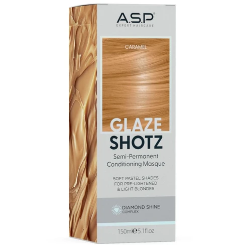 A.S.P Hair Mascarilla acondicionadora semipermanente Glaze Shotz Tonos ...