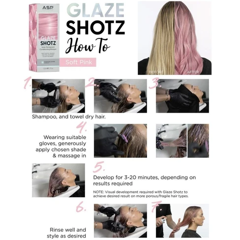 A.S.P Hair Gloss Shotz Mascarilla acondicionadora semipermanente ...
