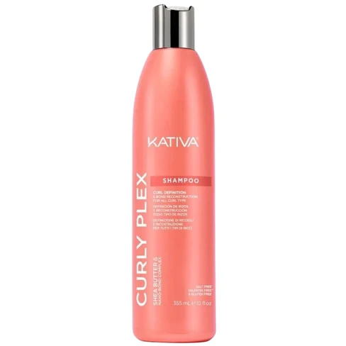 Kativa Curly Plex Shampoo Curl Definition and Bond Reconstruction ...