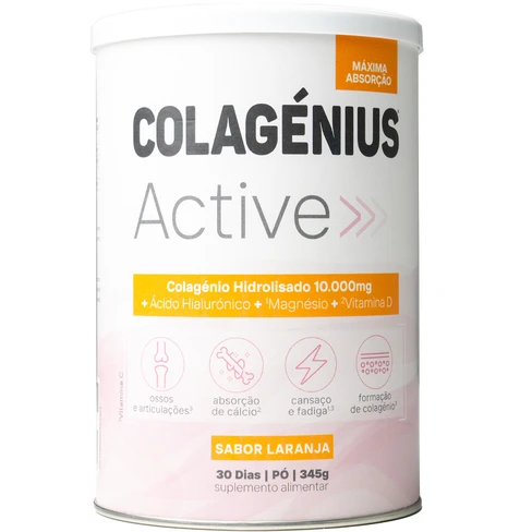Colagénius Active Orange Flavor Food Supplement Boost of Collagen ...