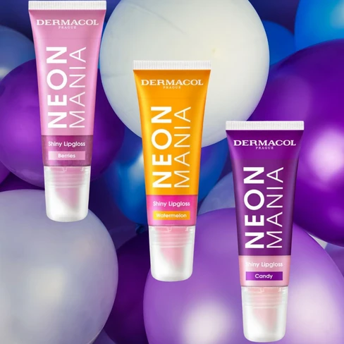 Dermacol Neon Mania Shiny Lipgloss Moisturizes and Comforts - SweetCare ...