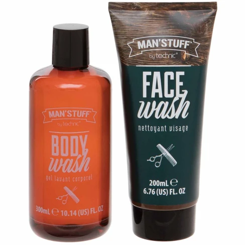Man'Stuff Double Act Face and Body Care Duo - SweetCare Pakistan