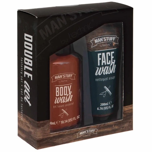 Man'Stuff Double Act Face and Body Care Duo - SweetCare Pakistan