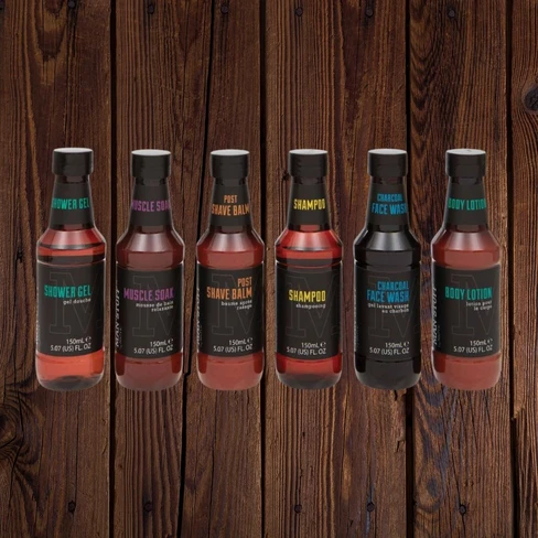 Man'Stuff Paquete de 6 productos para el baño completo - SweetCare