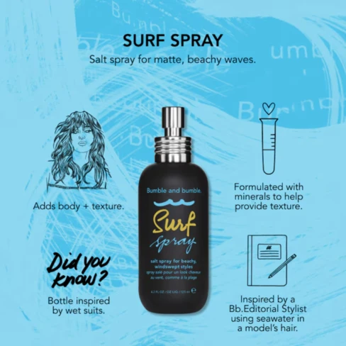 Bumble and bumble Surf Salt Spray Original Wavemaker for Beachy Waves ...