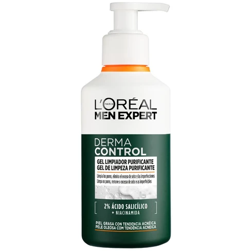 L'Oréal Paris Men Expert Derma Control Purifying Cleansing Gel with ...