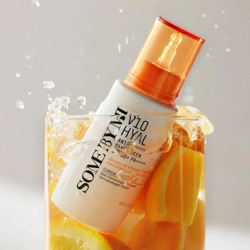Some by Mi V10 HYAL Antioxidant Sunscreen SPF50+ PA++++ Hydrating ...