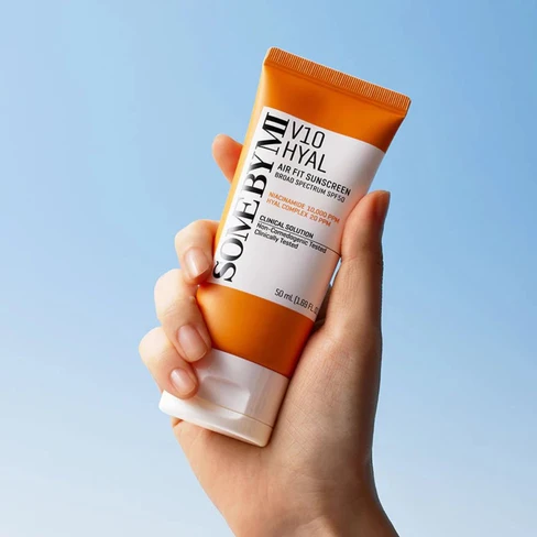 Some by Mi V10 HYAL Air Fit Sunscreen SPF50+ with Blemish Care ...