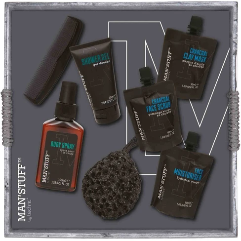 Man'Stuff Wooden Tray Grooming Essentials - SweetCare United Kingdom