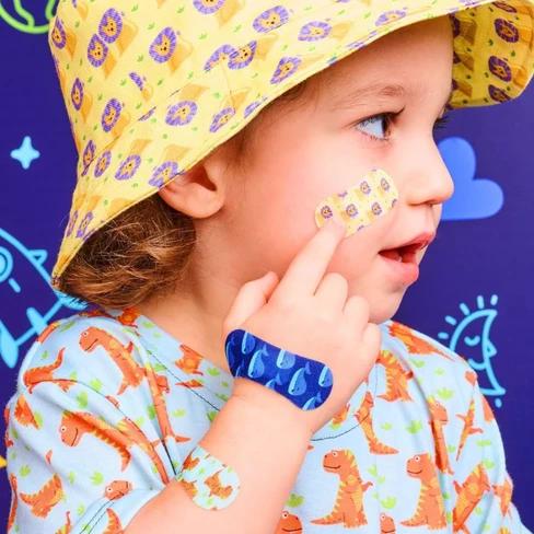 Wild Stripes Kids Sensitive Plasters Hypoallergenic - SweetCare Australia