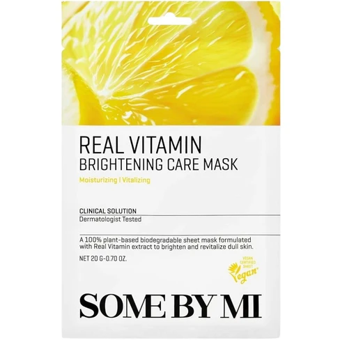 Some by Mi Real Vitamin Brightening CareMask 打造亮丽肤色 - SweetCare Macau