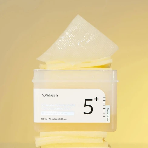 Numbuzin No.5+ Vitamin-Niacinamide Concentrated Pad to Combat Pigmentation - SweetCare Samoa